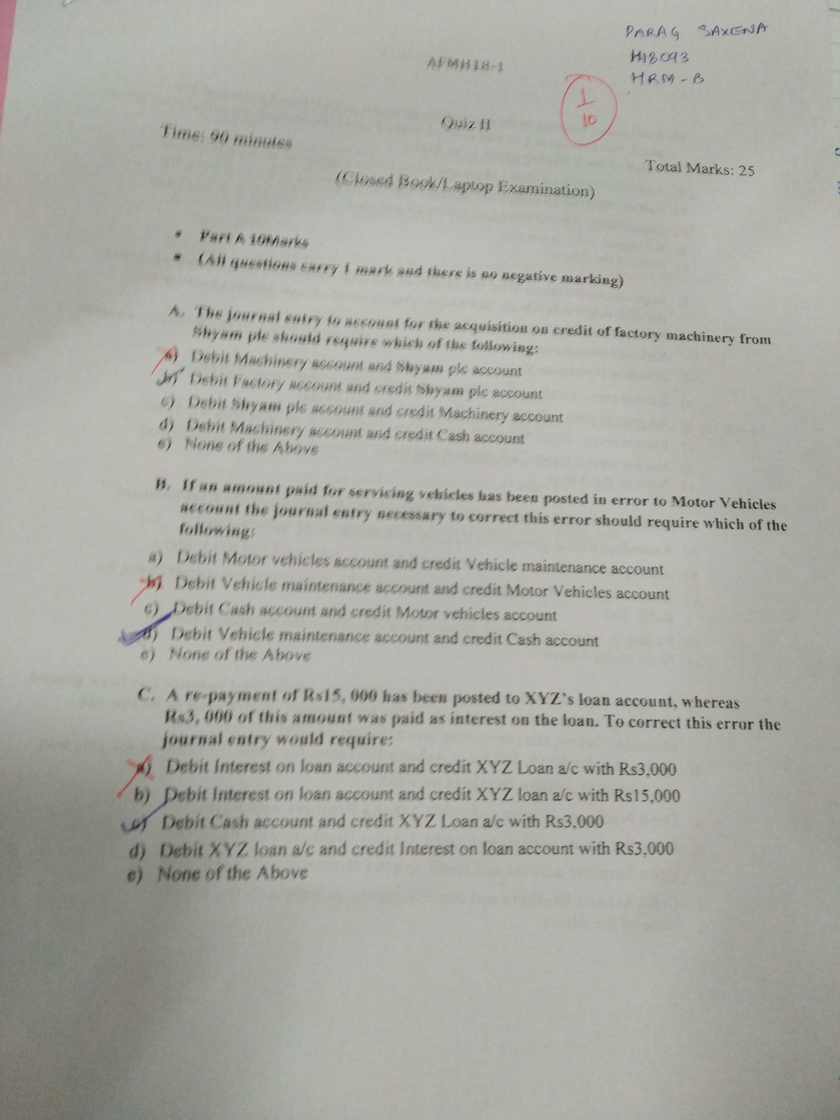 Quiz 2 - financial management - Studocu