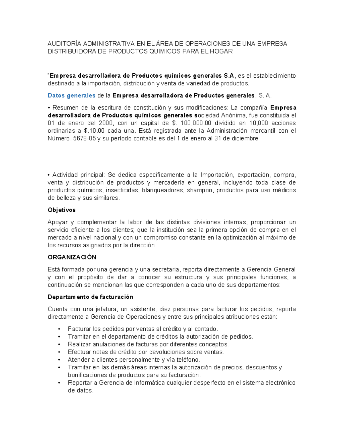 Audioria adva - Auditoria - AUDITORÍA ADMINISTRATIVA EN EL ÁREA DE ...