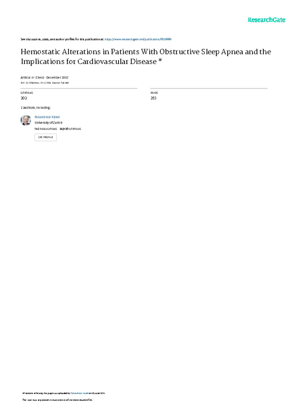 Chest 2003 - sajsh akajsks - See discussions, stats, and author ...