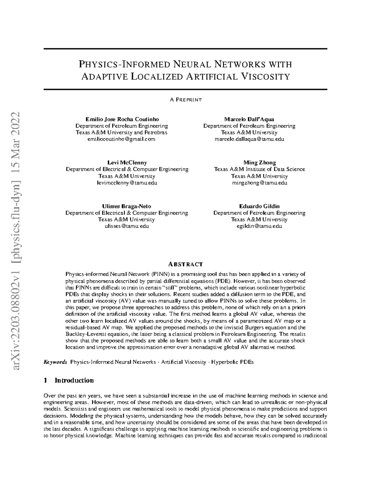 Physics Informed Neural Networks Physics Informed Neural Networks With Adaptive Localized