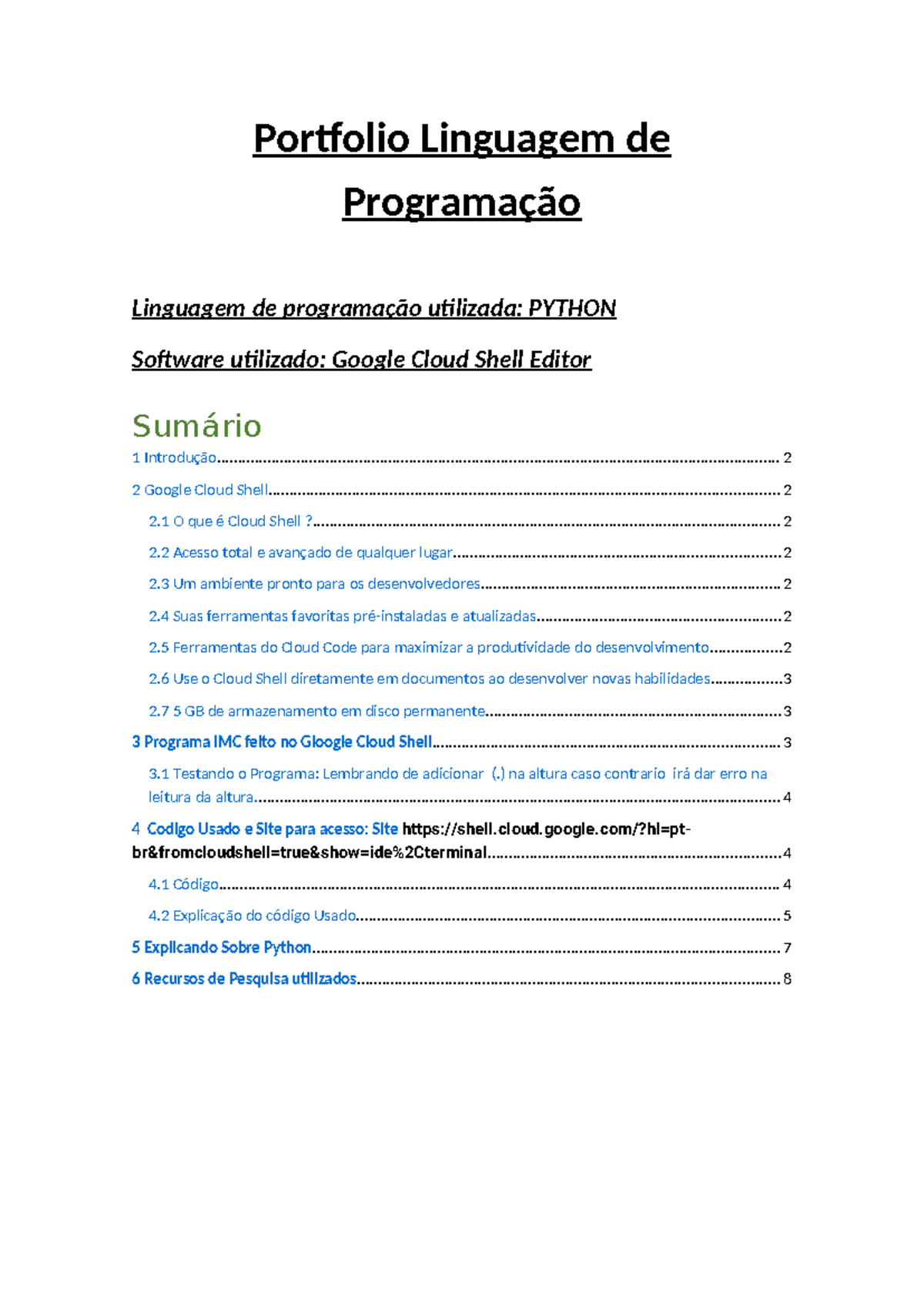 Portfolio Linguagem de Programação - Portfolio Linguagem de Programação ...