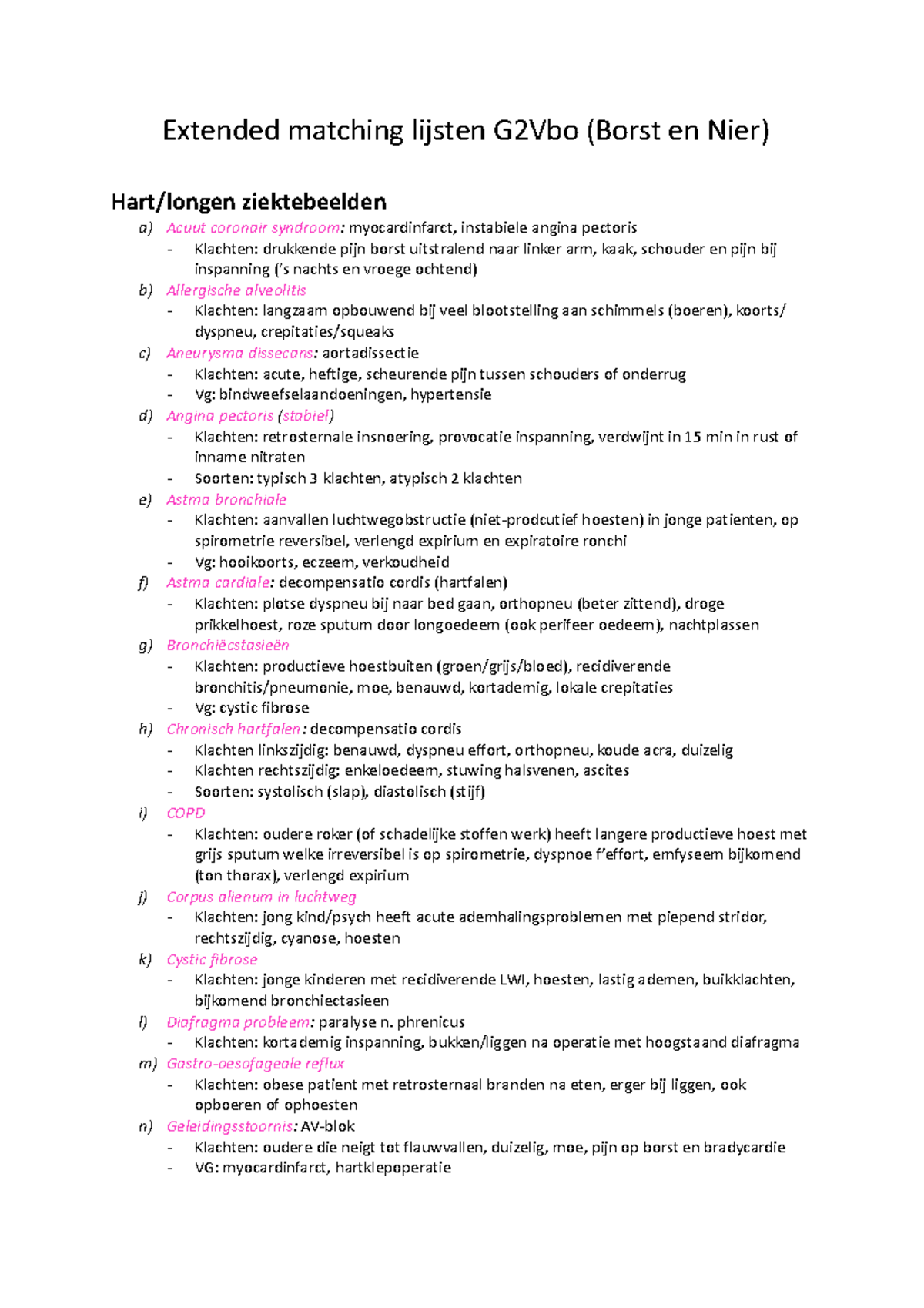 Extended matching lijsten G2Vbo - Extended matching lijsten G2Vbo ...