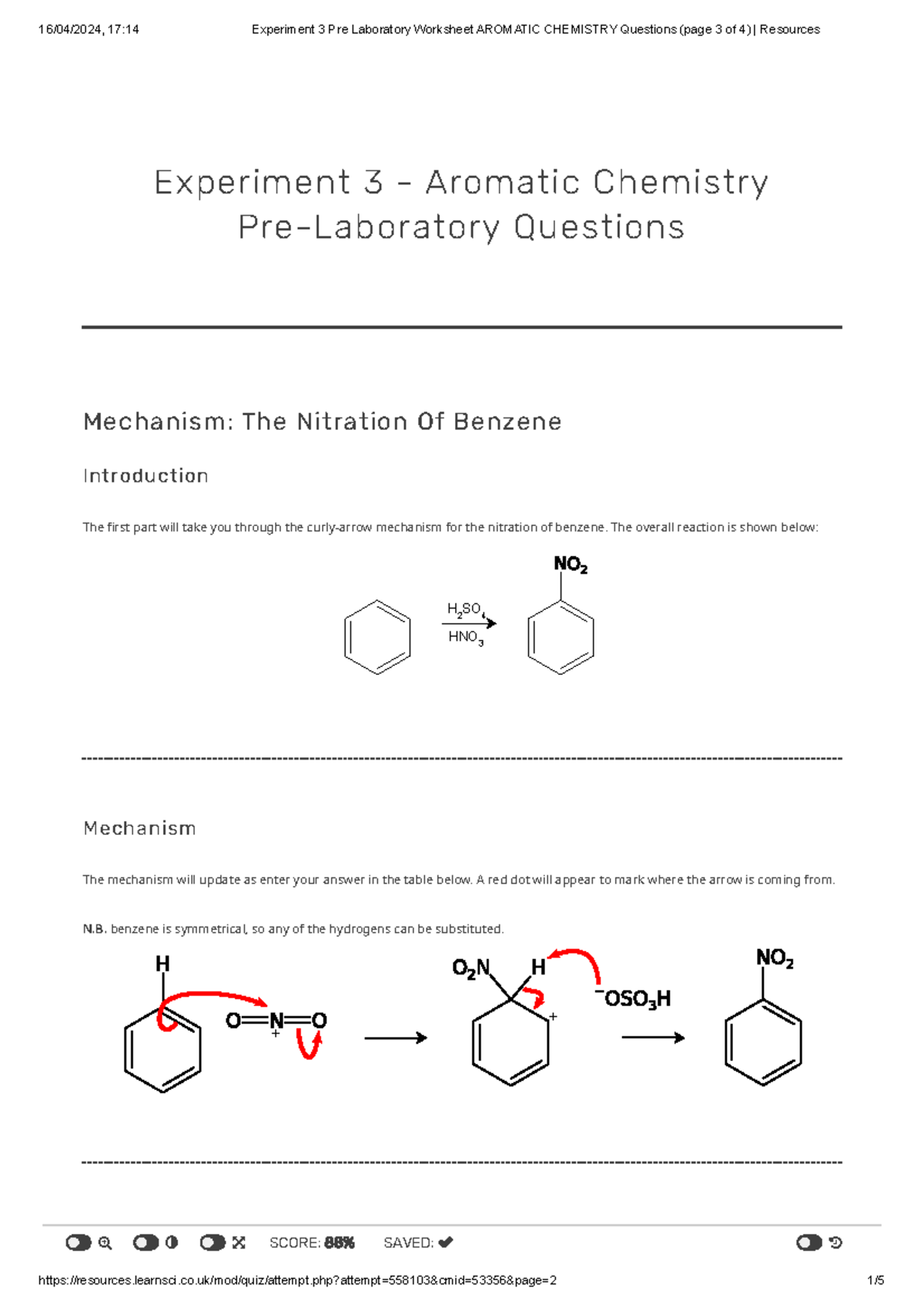 Experiment-3-Pre-Laboratory-Worksheet- Aromatic- Chemistry-Questions ...