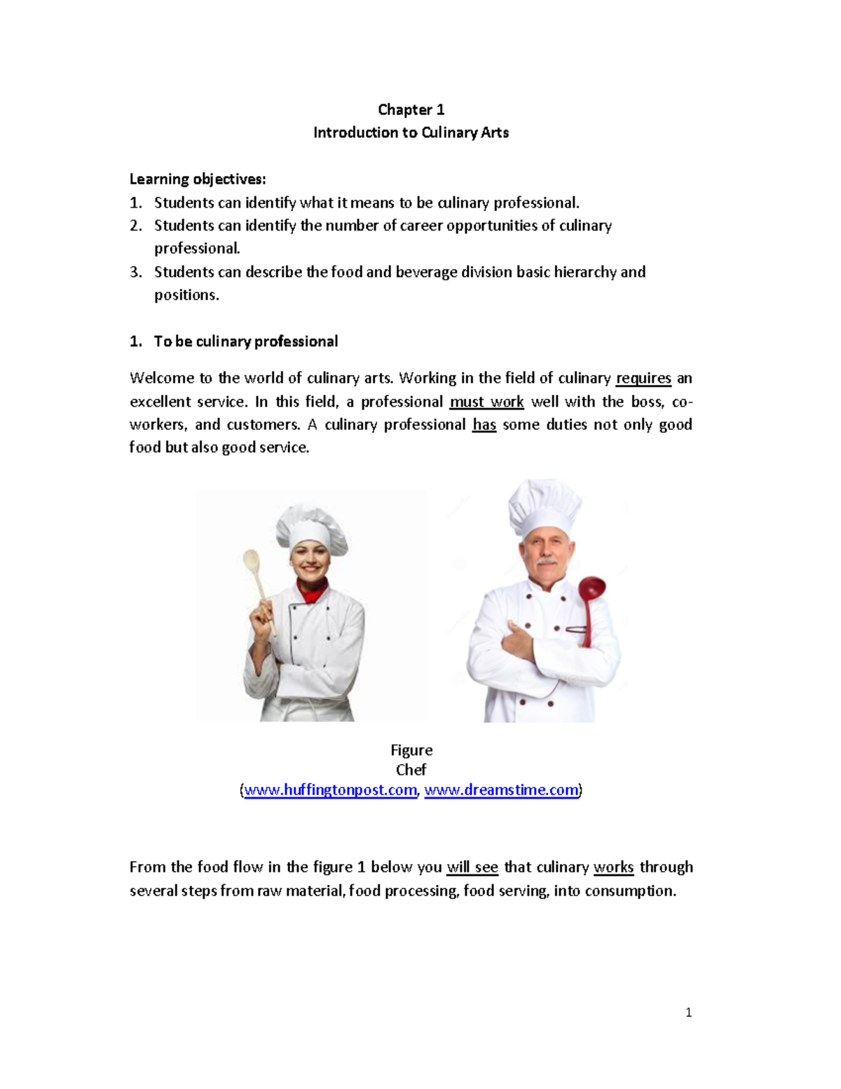 Buku-esp - Lecture notes 1-10 - Introduction to Culinary Operations ...