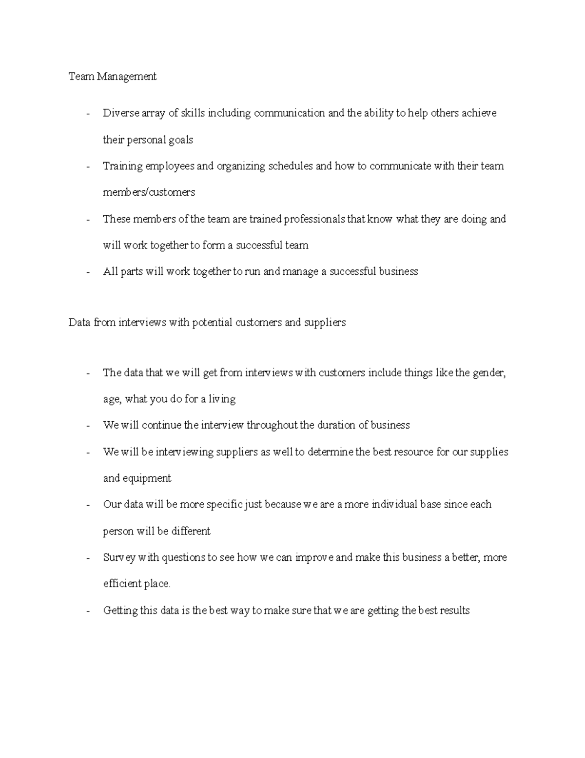 Team Management - lecture notes - Team Management Diverse array of ...