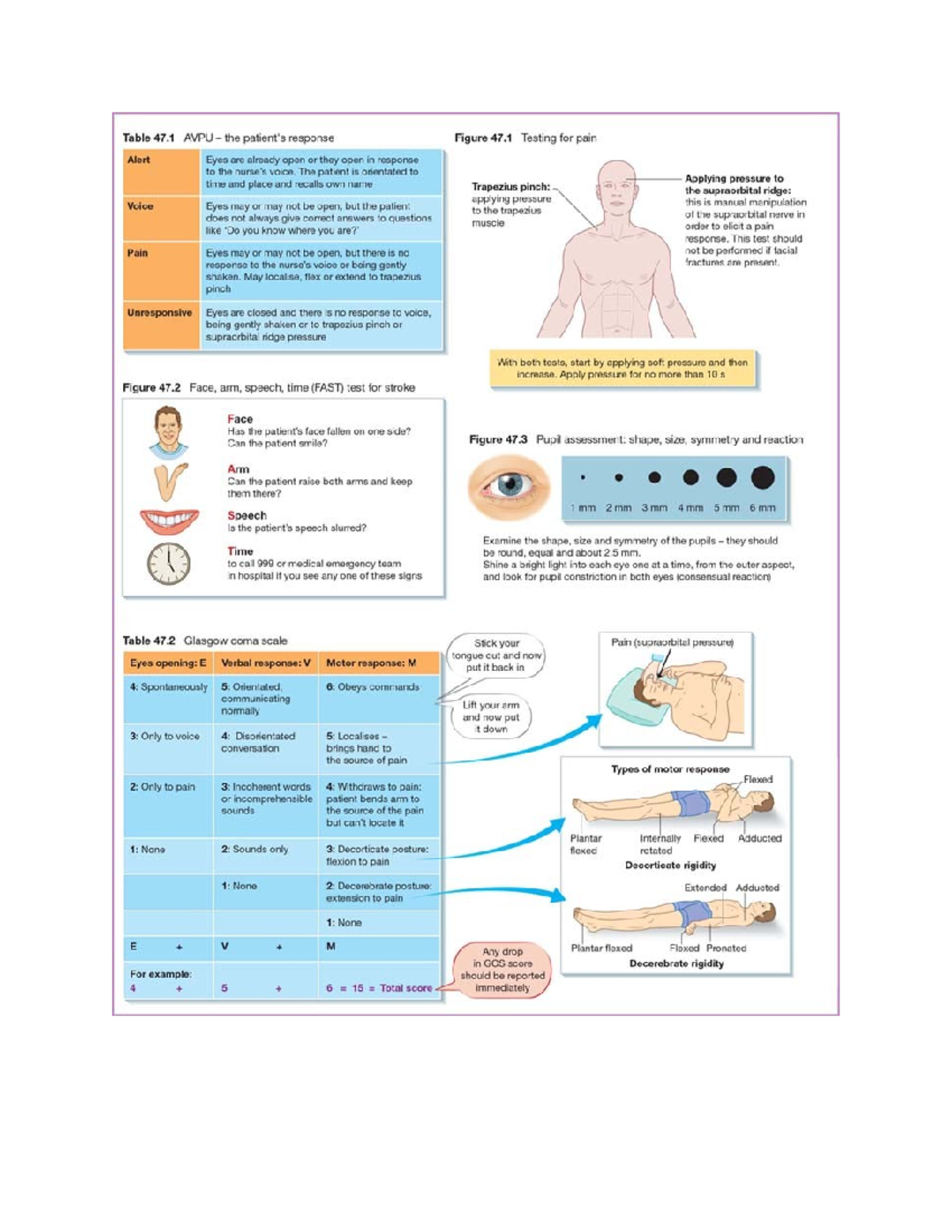 Glassgow coma scale - Review - NUR-282 - Studocu