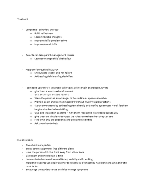 Anxiety Handout Notes - What is Anxiety? Anxiety is a natural human ...