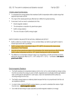 L10 Sedimentary Rocks Review - GEL 1: The Earth Final Study Guide L10 ...