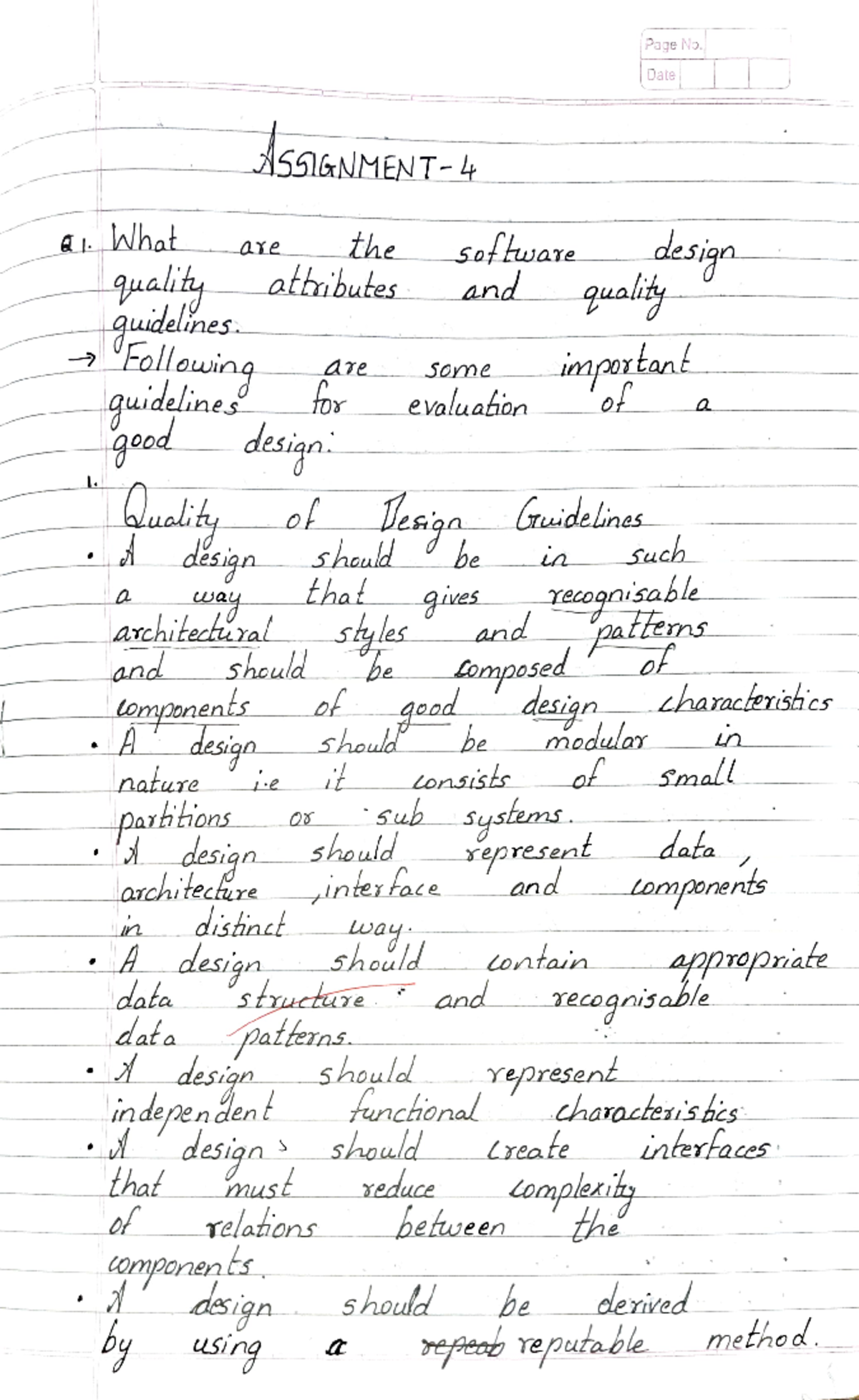 Assg4 - AI. What quality qudelines. ds6NMENT- quidalineFolleuing guod ...