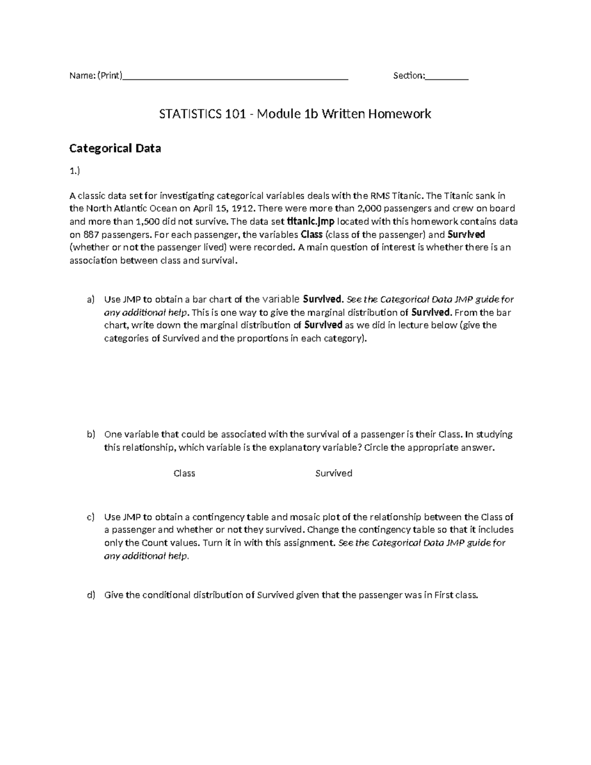 1b homework - why - Name: (Print)_______________________________________________ Section ...