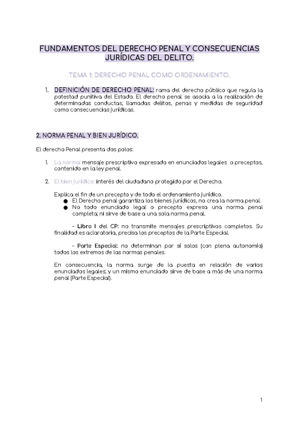 Fundamentos DEL Derecho Penal Y Consecuencias JURÍ Dicas DEL Delito - FUNDAMENTOS DEL DERECHO ...