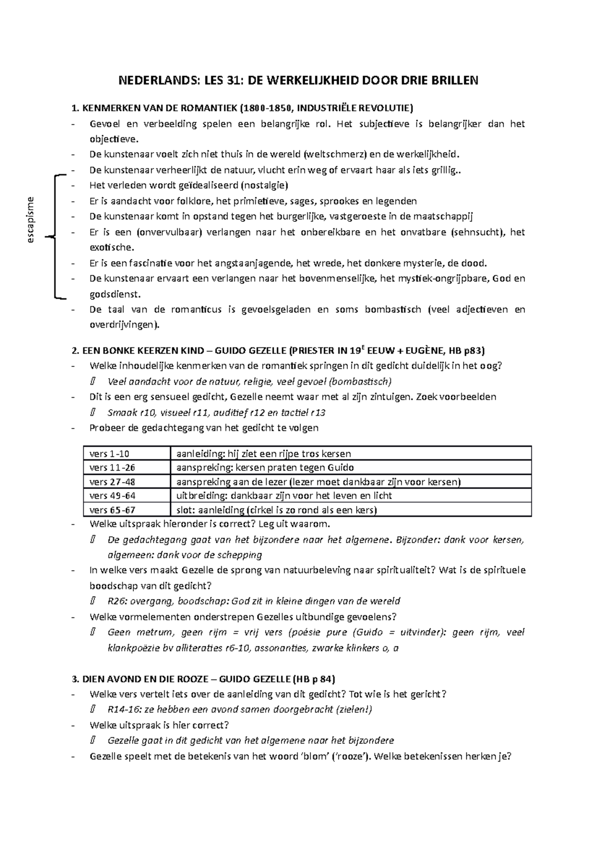 Les 31 de werkelijkheid door 3brillen - NEDERLANDS: LES 31: DE ...