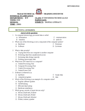 Visual Programming - Ict students - MINISTRY OF EDUCATION DIPLOMA IN ...