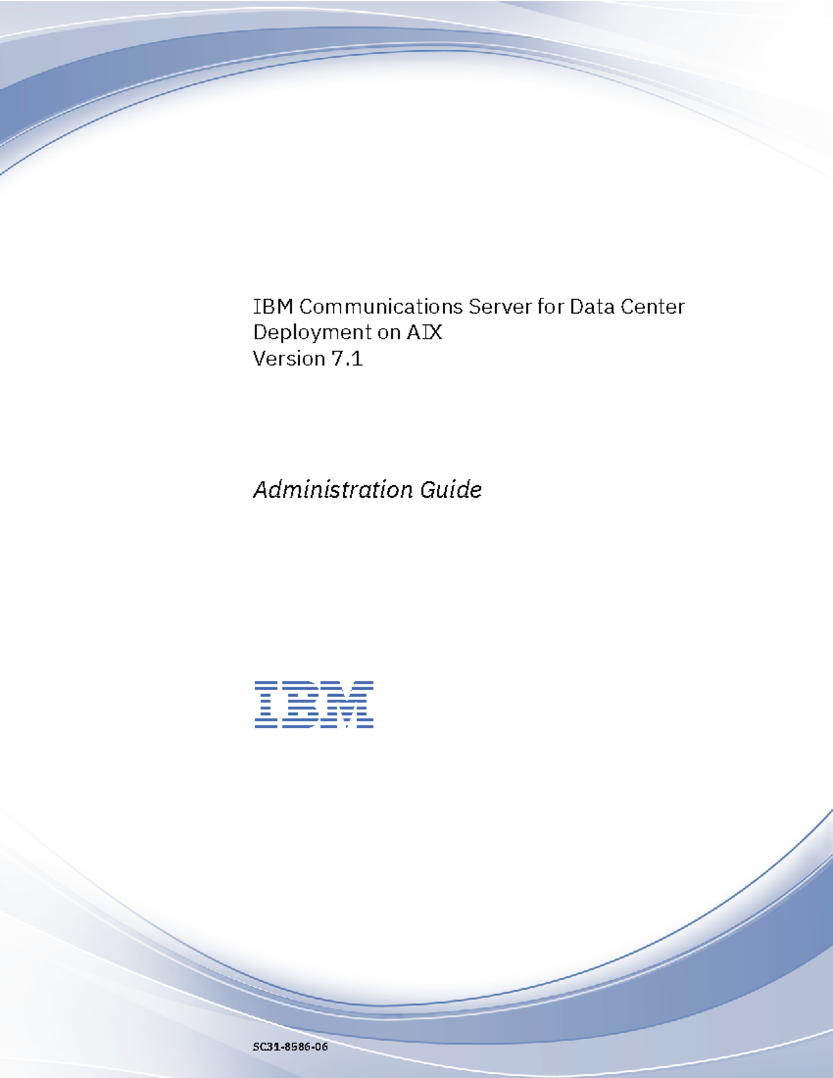 Czxdyv 20 - English - IBM Communications Server for Data Center ...