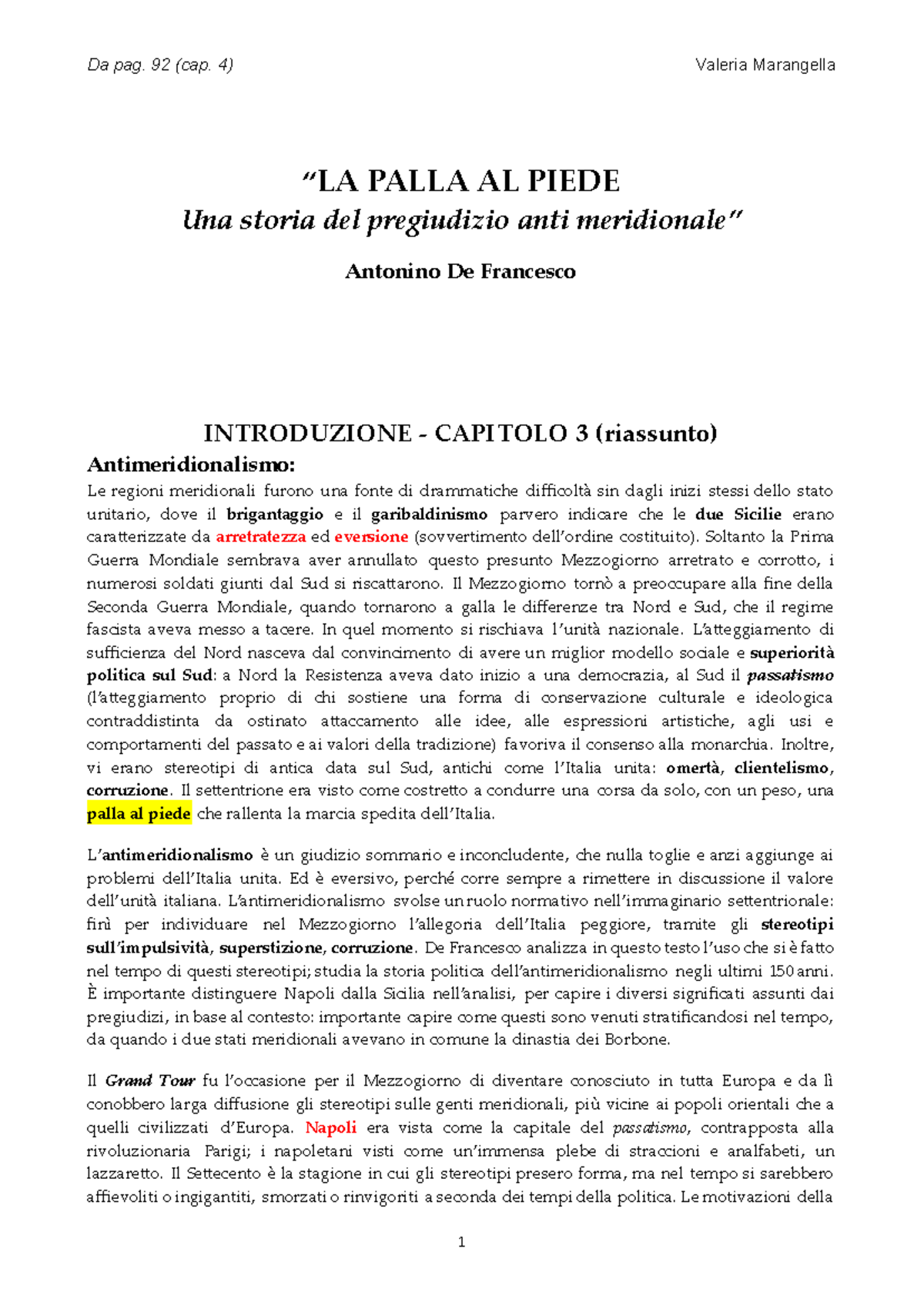 La Palla Al Piede - “LA PALLA AL PIEDE Una storia del pregiudizio anti ...