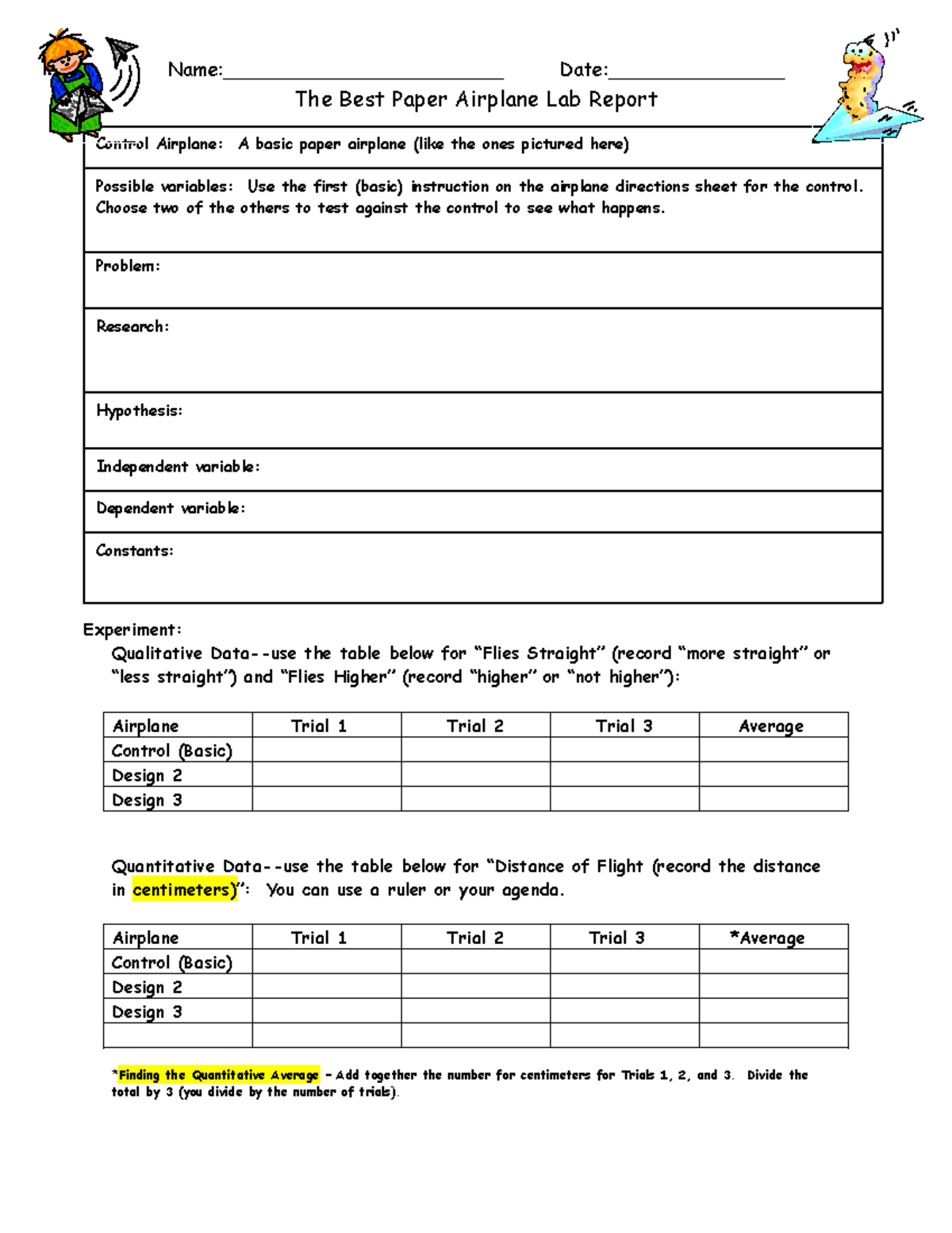 U1 D7 Paper airplane lab using 3 different designs (1) - Name