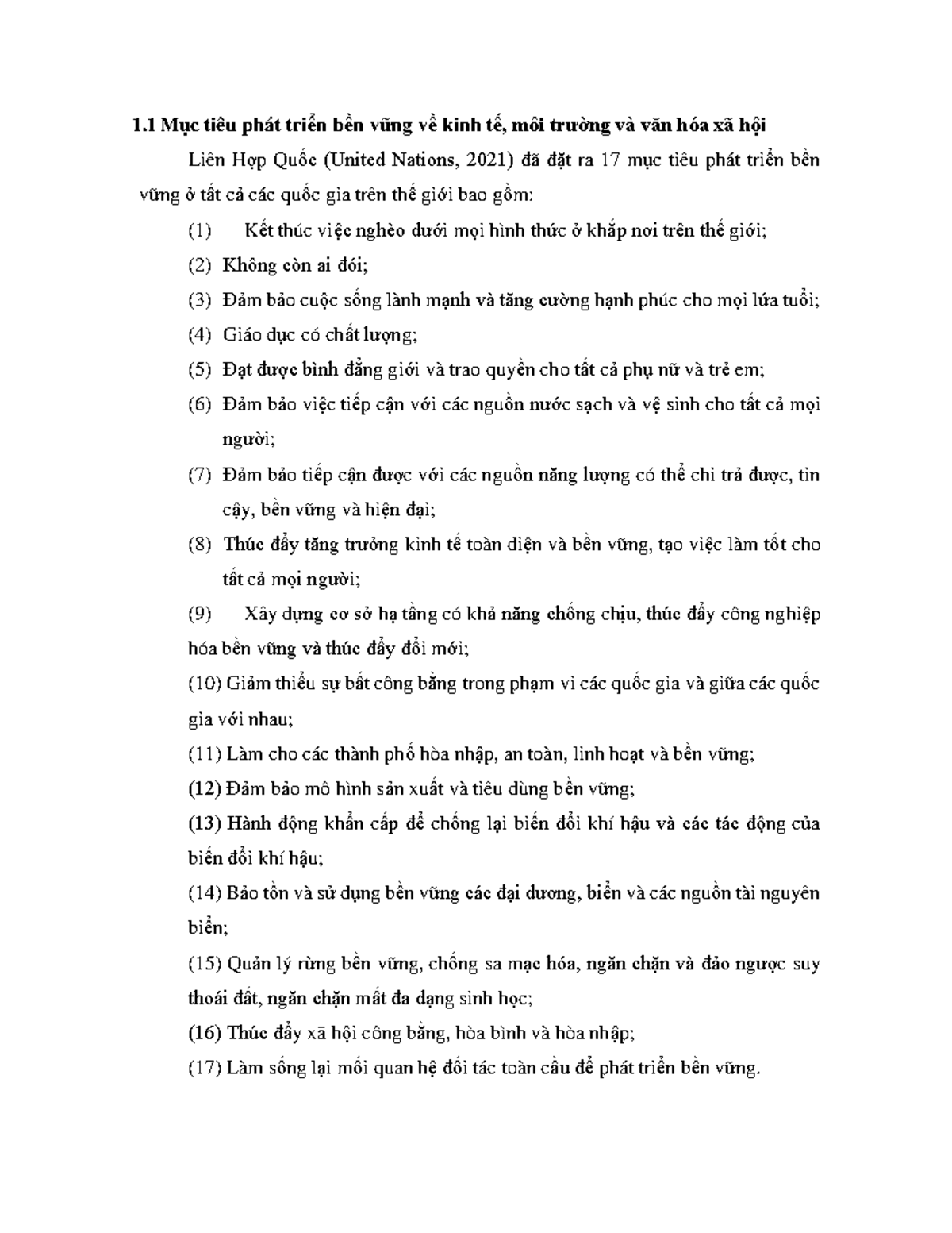 17 muc tieu PTBV - NHNH - 1 Mục tiêu phát triển bền vững về kinh tế ...
