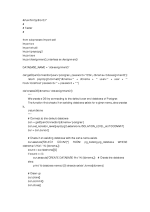 Tester - #!/usr/bin/python2. #Tester Do not hard code values in your ...