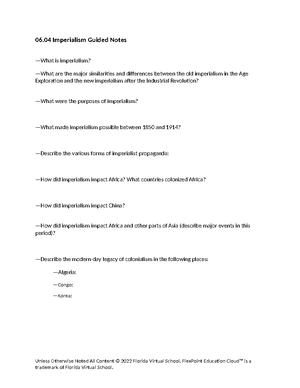 Causes of Imperialism - Causes of Imperialism Imperialism is when a ...