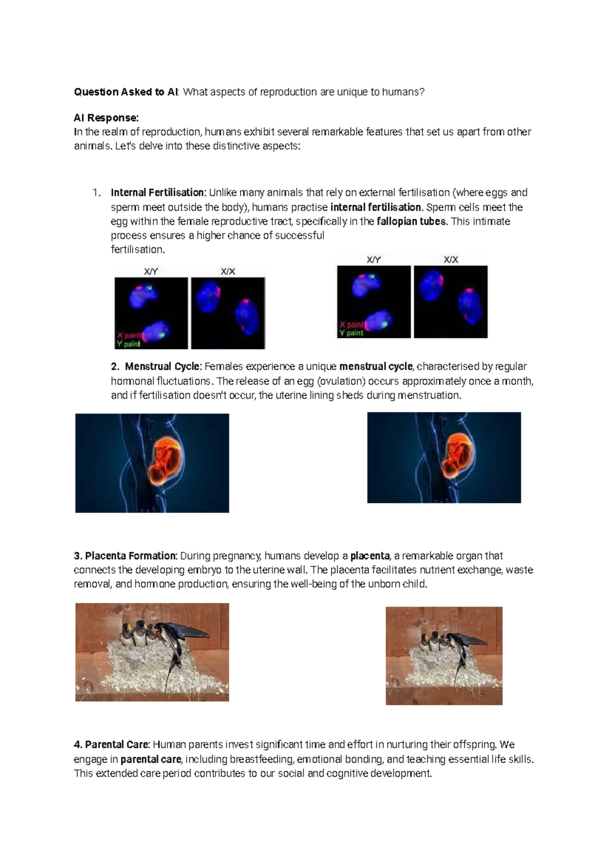 Biol 1008 Reproduction assignment - Question Asked to AI: What aspects ...