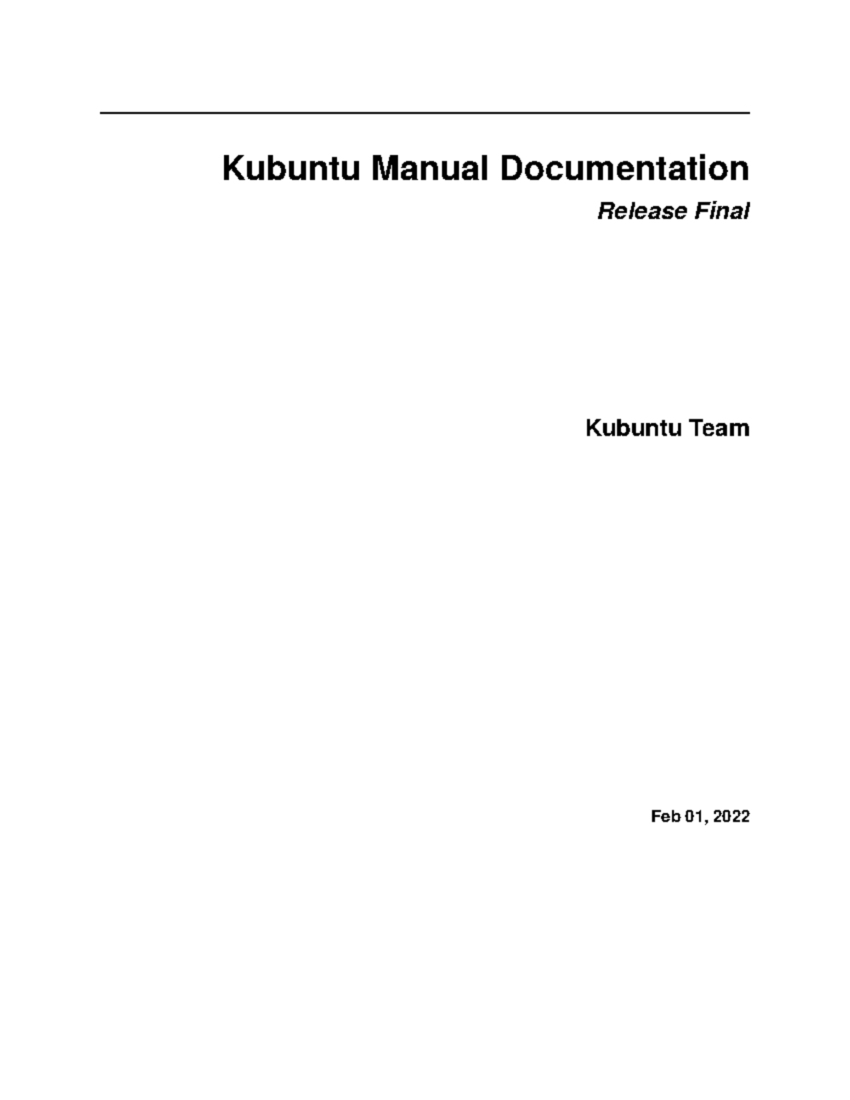 Kubuntu Manual - Linux documentation - Kubuntu Manual Documentation ...