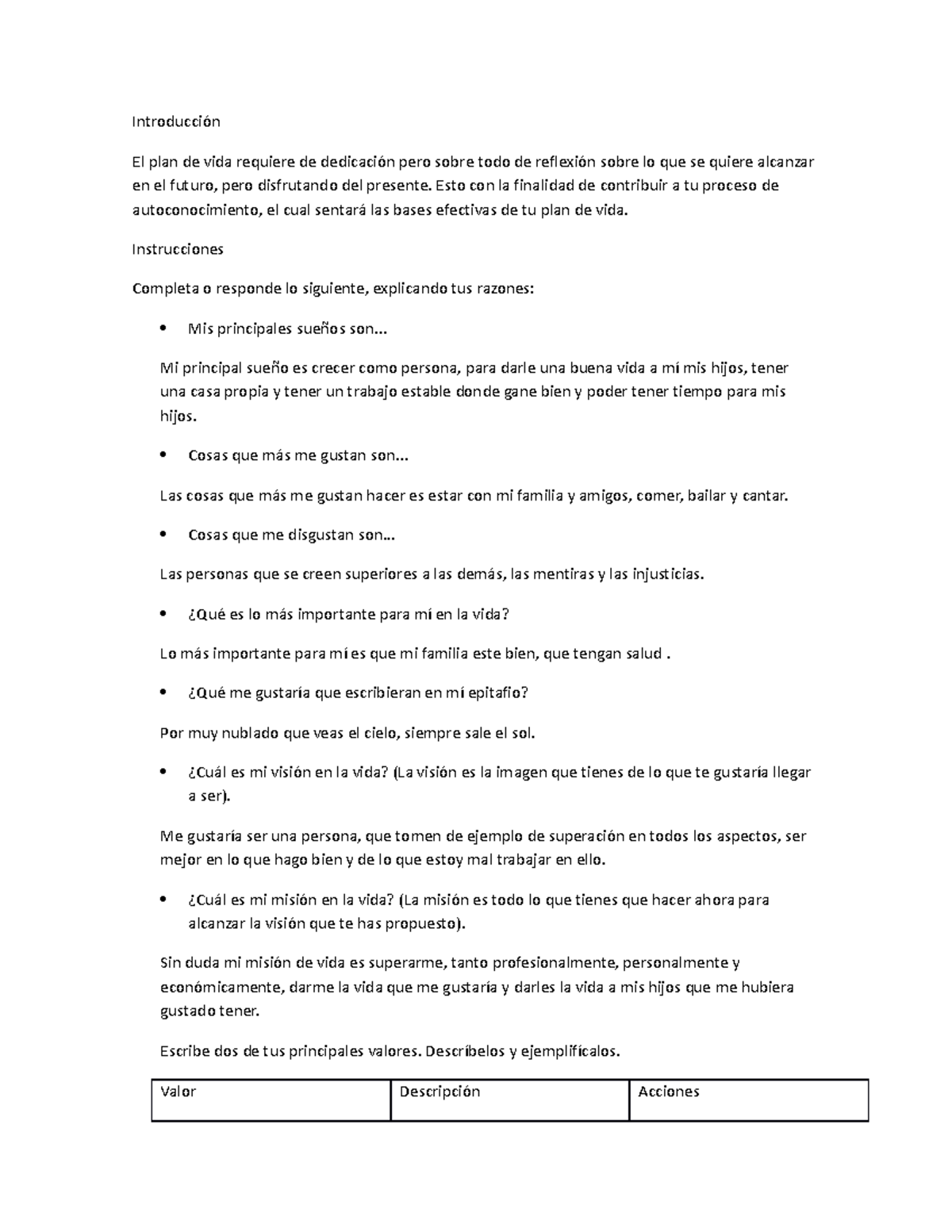 Introducció 1111022 - INTRODUCCION - Introducción El plan de vida ...