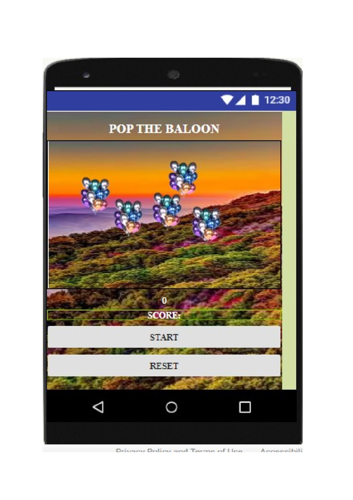 Block Codes OF POP THE Baloon Mobile APP - Bachelor of Science in ...