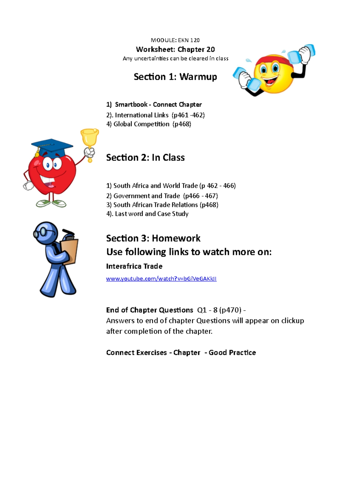 EKN 120 ch20 WS - The worsheeet used for chapter 20's tutorial - MODULE: EKN 120 Worksheet ...