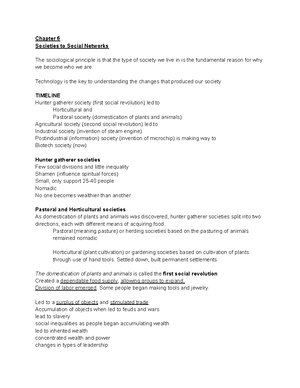Sociology Chapter 9 Textbook Notes - Chapter 9 Global Stratification ...