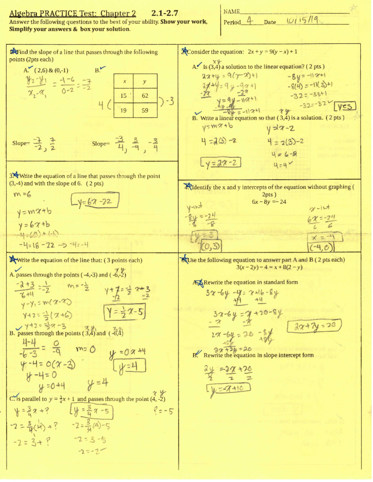 Ch.2 P-Test - Ch.2 P-Test - MATH-151 - Studocu