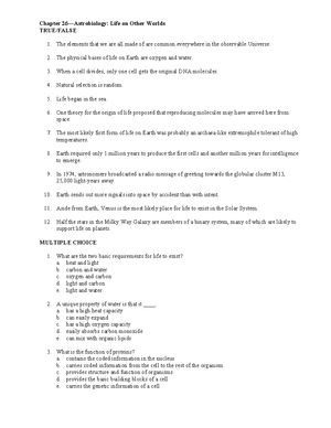 Chapter 4 – Origins of Modern Astronomy - Sample Test Questions ...