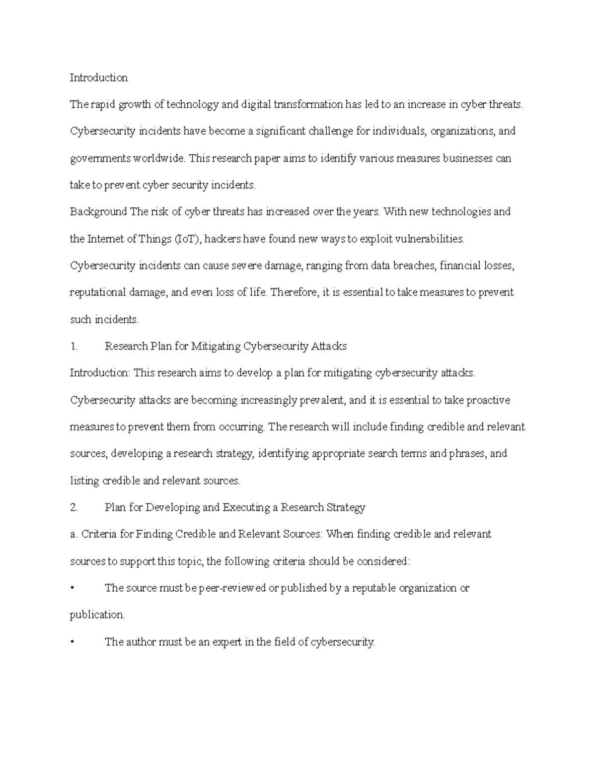 D270 Task 2 - D270 Task 2 - Introduction The rapid growth of technology ...