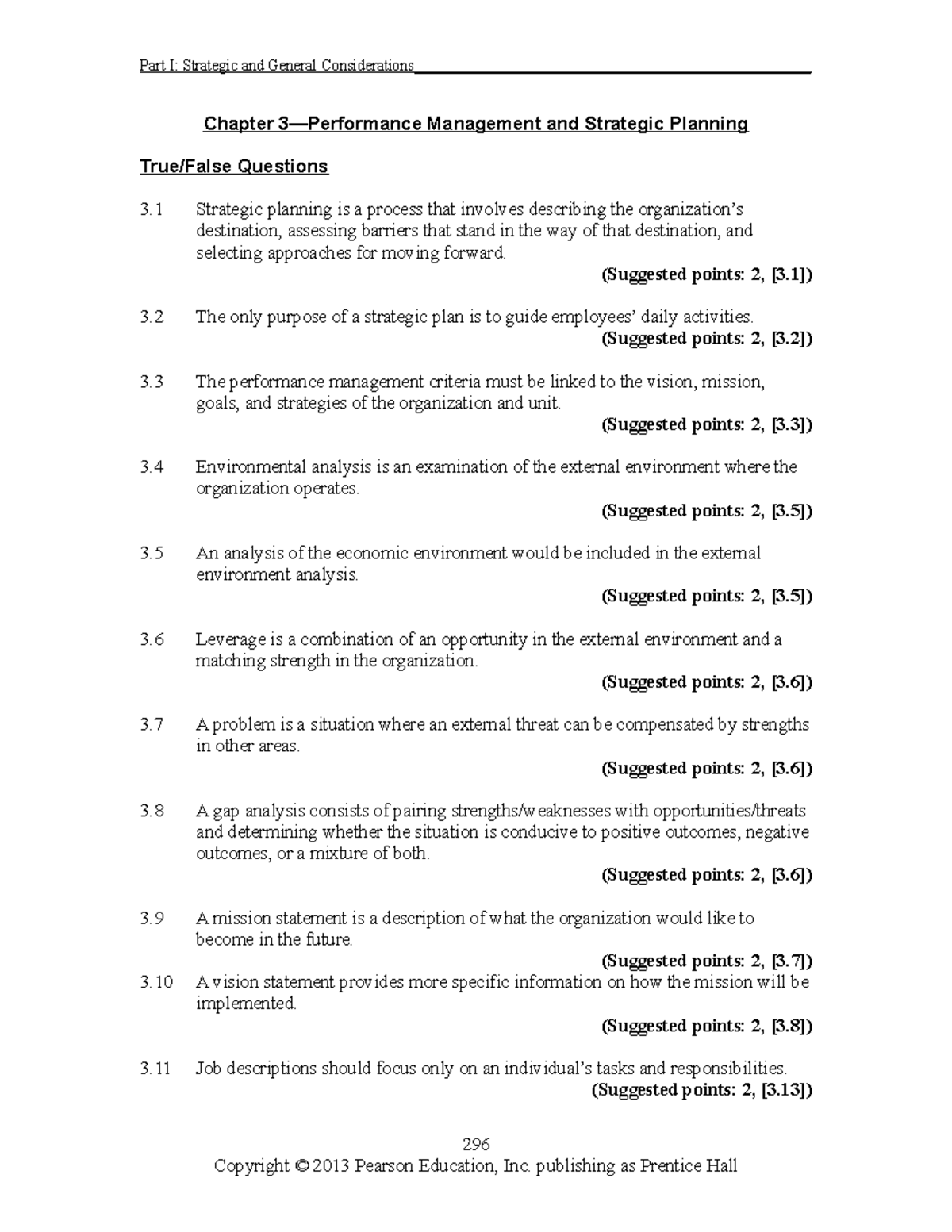 HR questions and answers - Part I: Strategic and General - Studocu