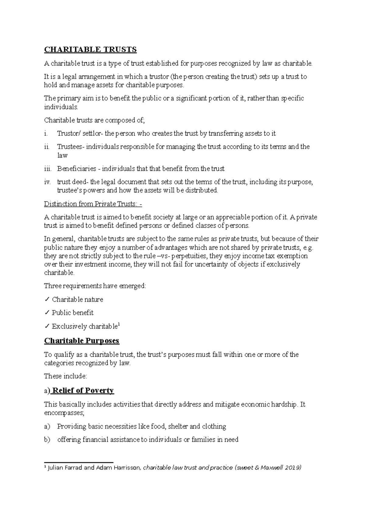 charitable trust law. how to learn what trust law is and examples ...