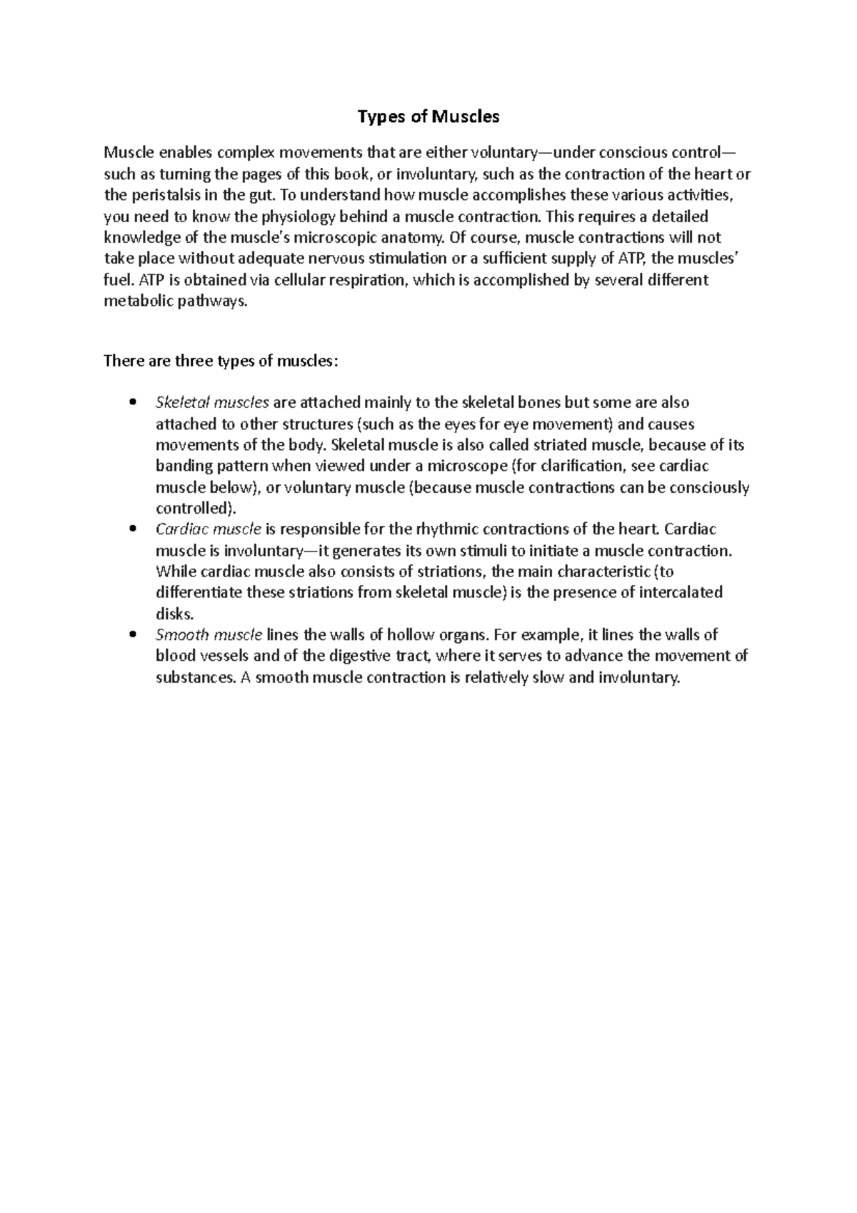 types-of-muscles-lecture-notes-types-of-muscles-muscle-enables