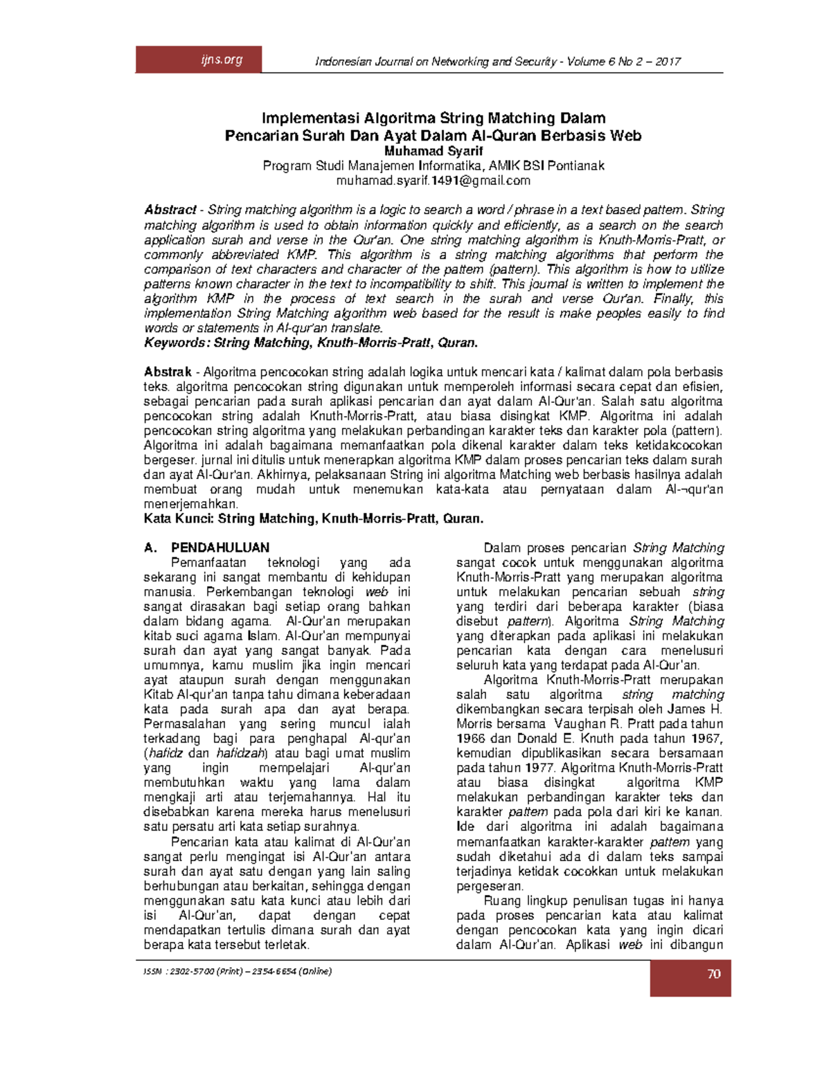 375 389 3 PB - This related to algoritma design - Implementasi Algoritma String Matching Dalam ...