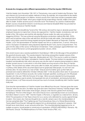 Ancient history source analysis - Check Point 1 You are to complete the ...