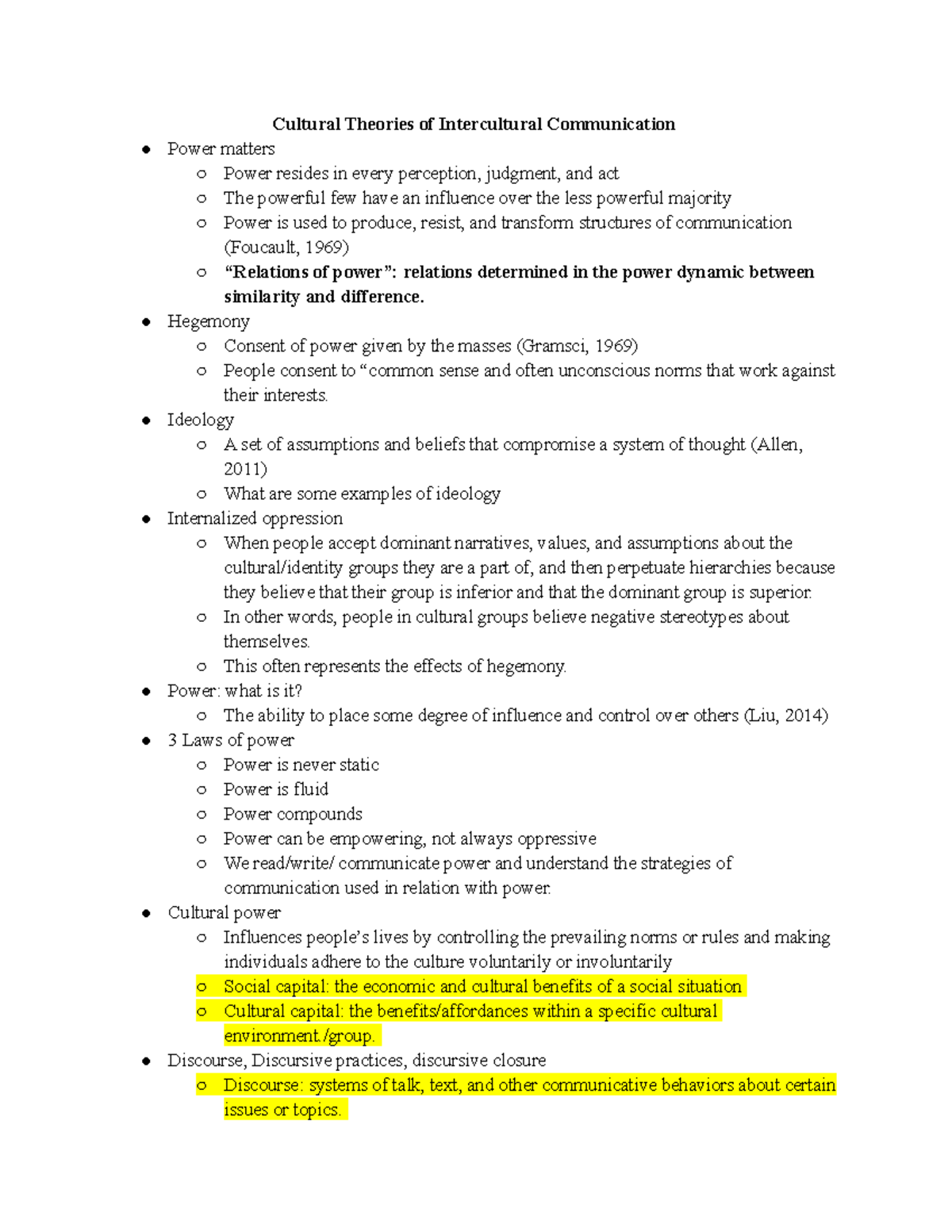 Critical theories of intercultural communication 2 15 - Cultural ...