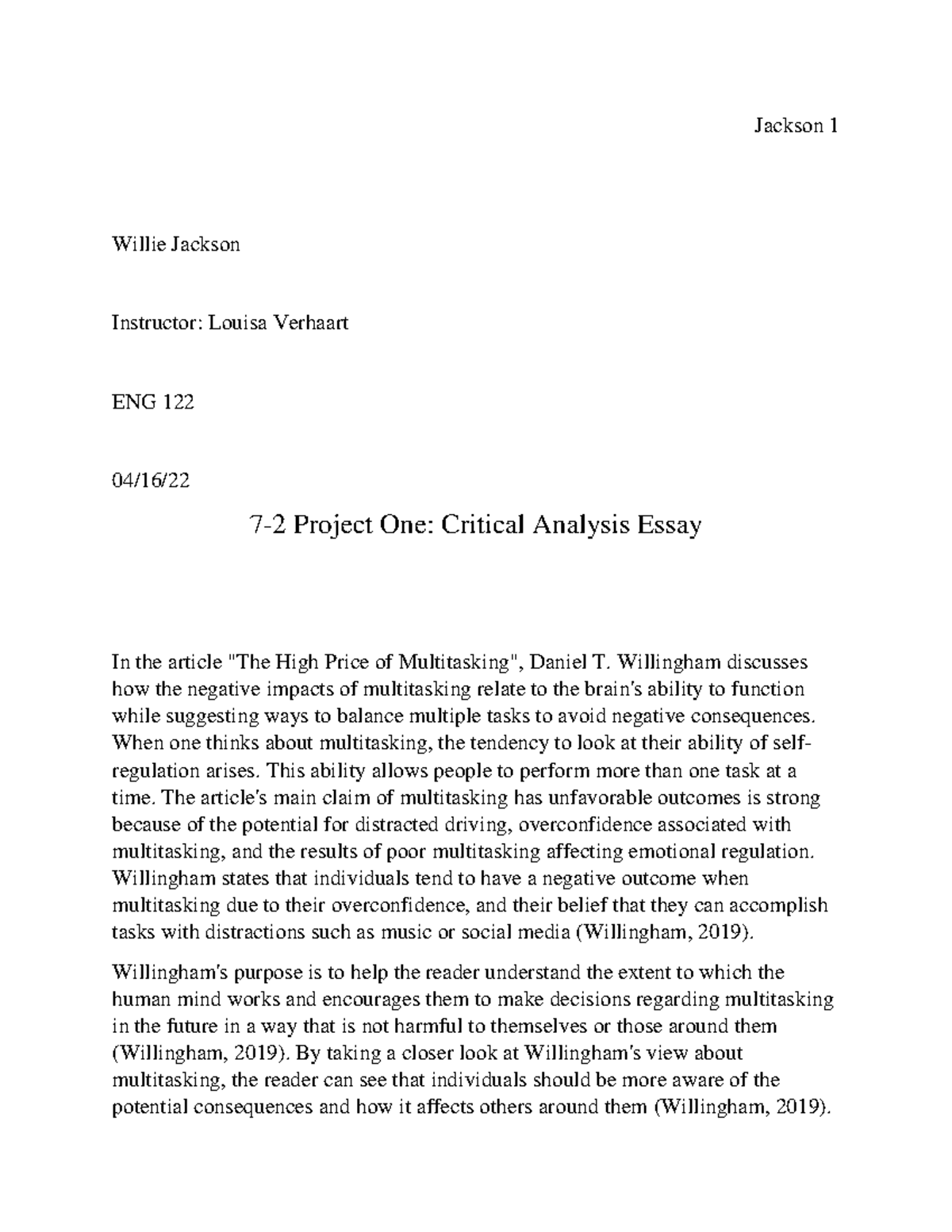 Jackson 10 - assignment work for SNHU year 2022-2023 week1 2 3 4 and 5 ...
