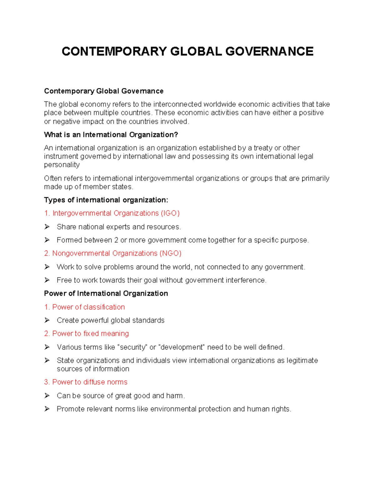 Contemporary- Global- Governance - CONTEMPORARY GLOBAL GOVERNANCE ...