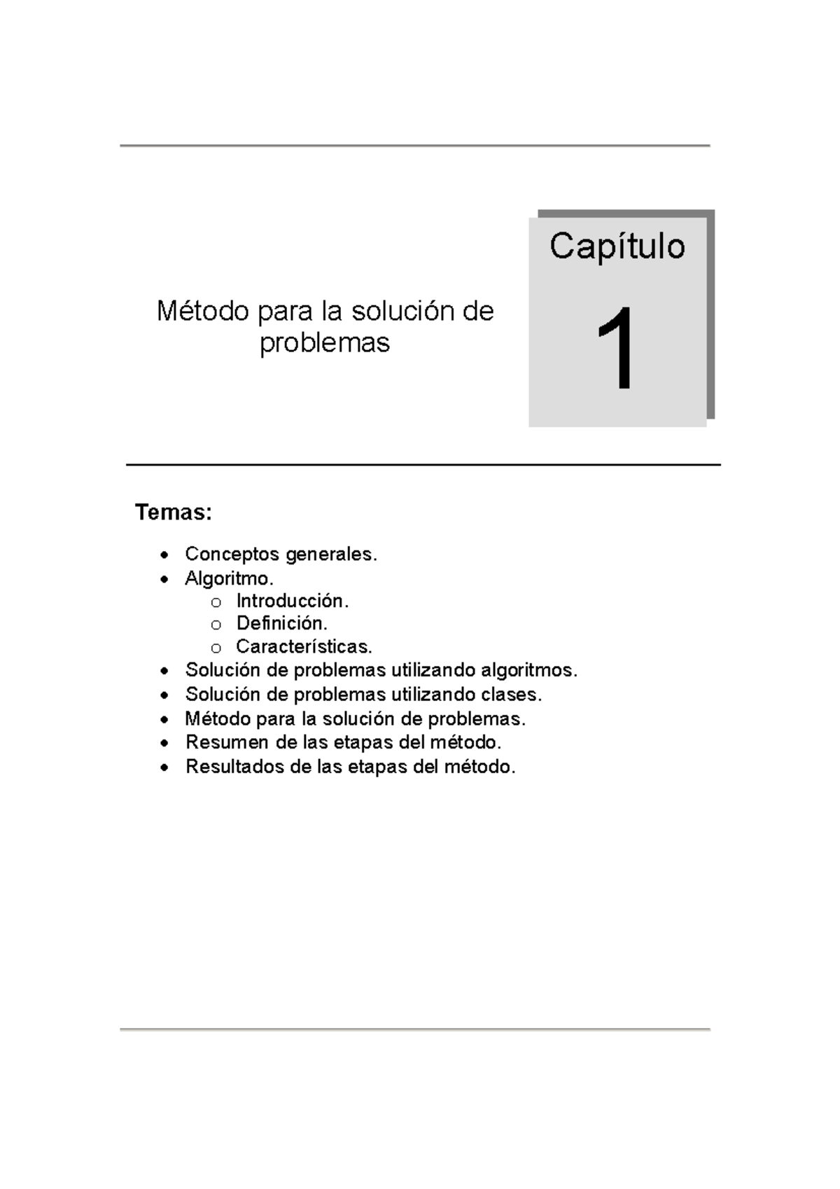 Metodo para la solucion de problemas - Método para la solución de ...