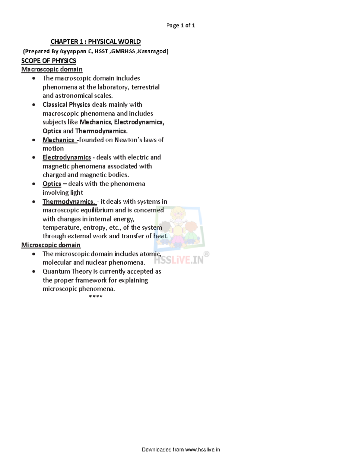 Hsslive xi physics focus area based notes 2021 ayyappan - Page 1 of 1 ...