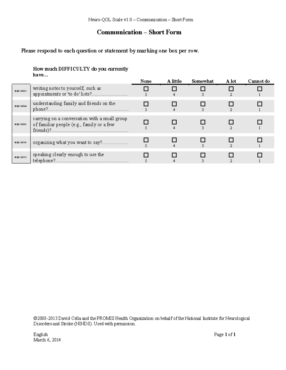 Full Neuro Qo L - Full examination that is performed in class - Neuro ...