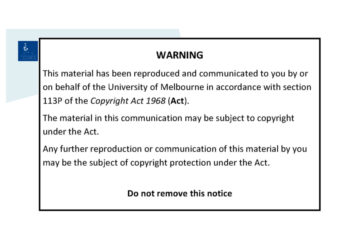 2023 L5 - lecture slides - ####### COMMONWEALTH OF AUSTRALIA Copyright ...