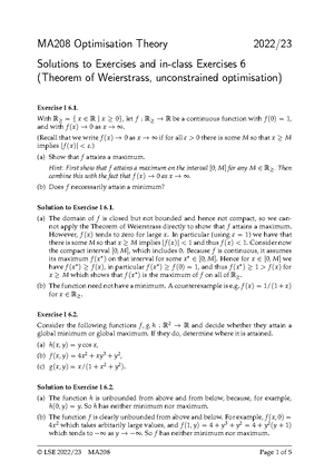 02 In Class - MA208 Optimisation Theory 2022/ In-class Exercises 2 (Basic graph theory) Exercise ...