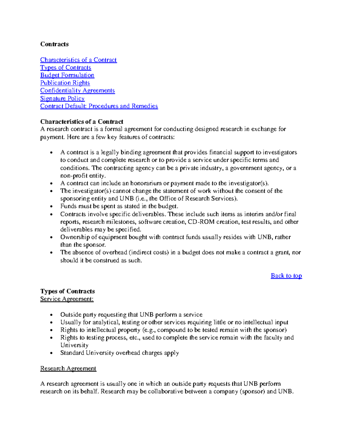 Contracts 6jun16 mo - Contracts Characteristics of a Contract Types of ...