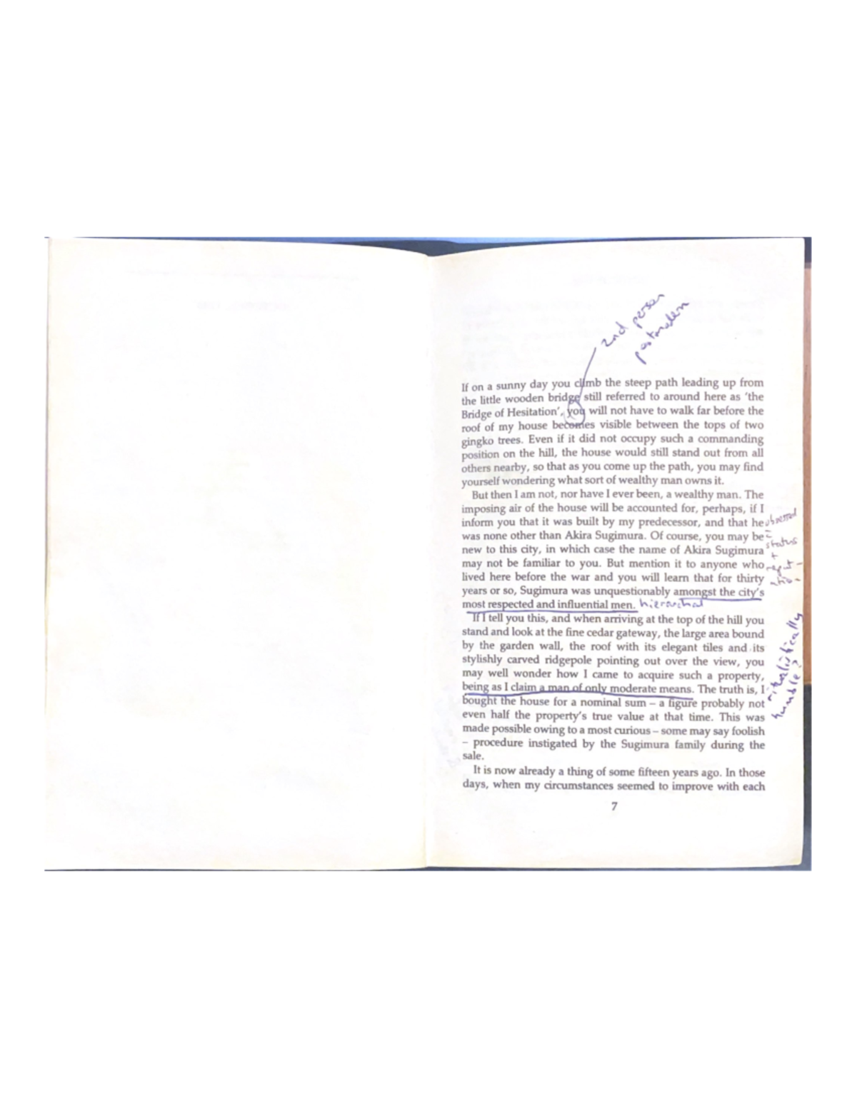 An Artist of the Floating World Annotated - Studocu