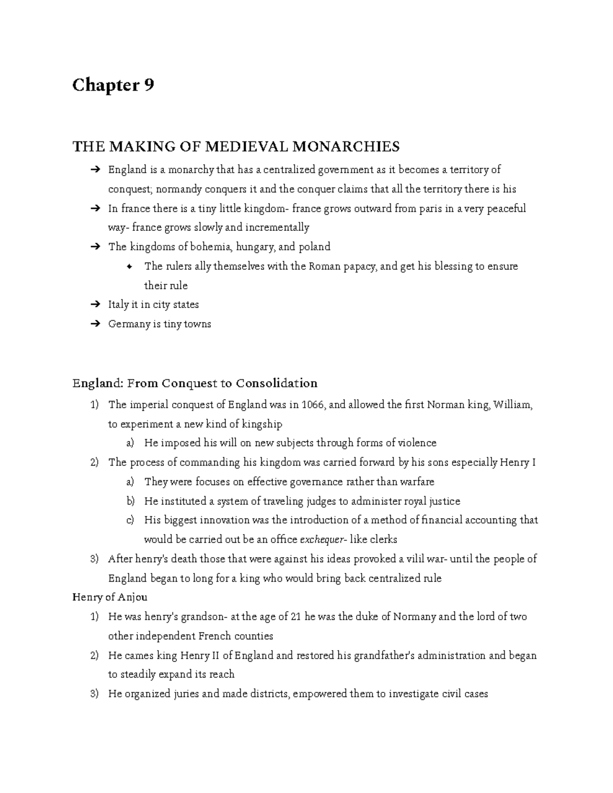 Textbook Chapter 9 Medieval Europe - Chapter 9 THE MAKING OF MEDIEVAL ...