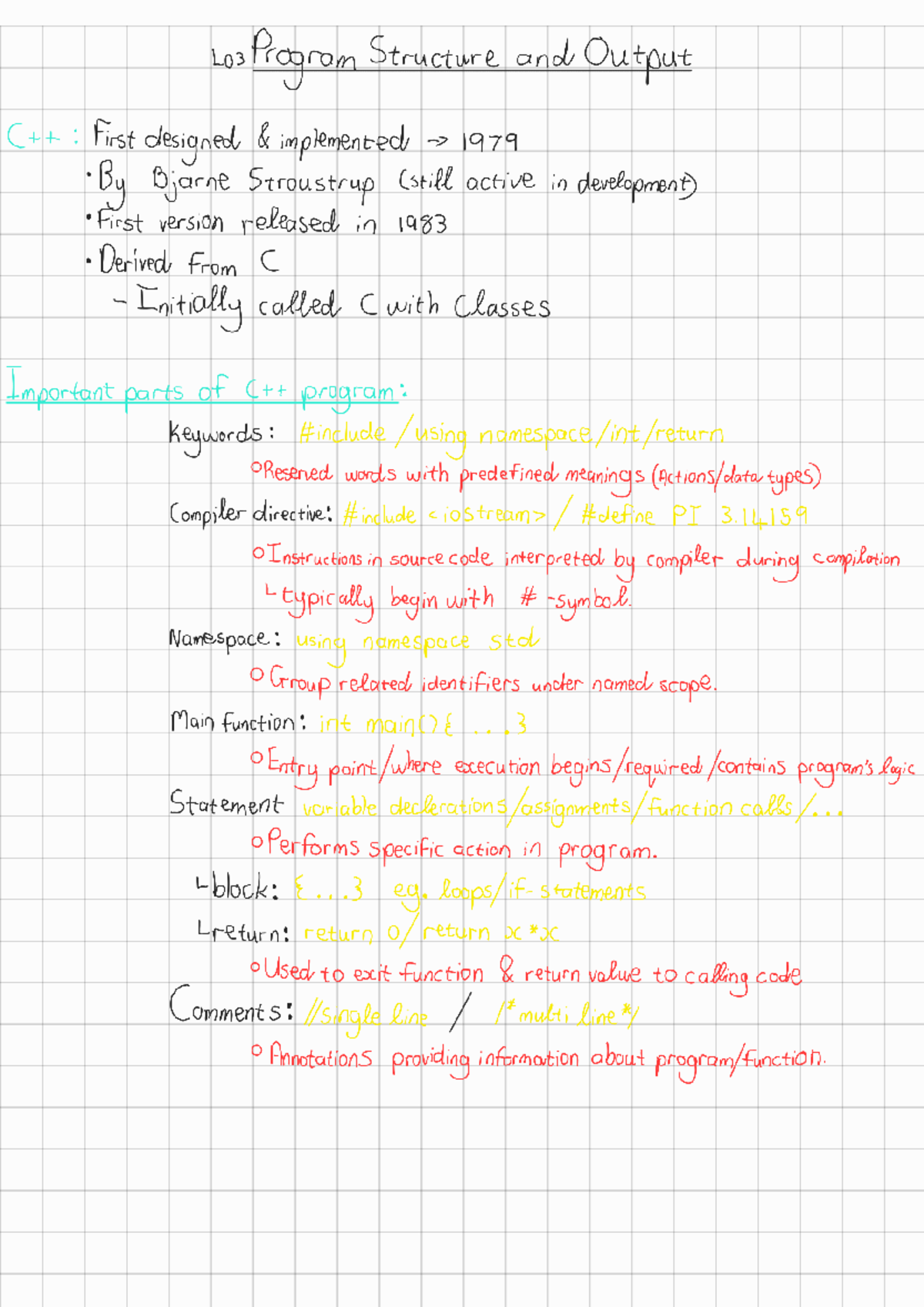 Notes ST1 & ST2 - COS132 - Studocu