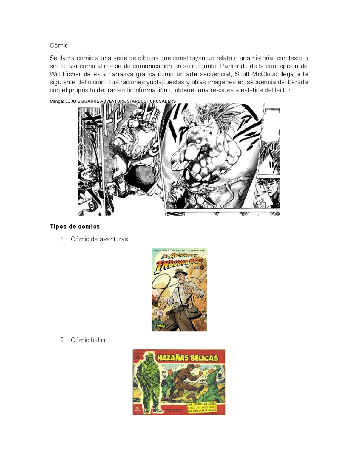 Cómic-Siss - Informe del comic por el tema tipos de dibujo artístico ...